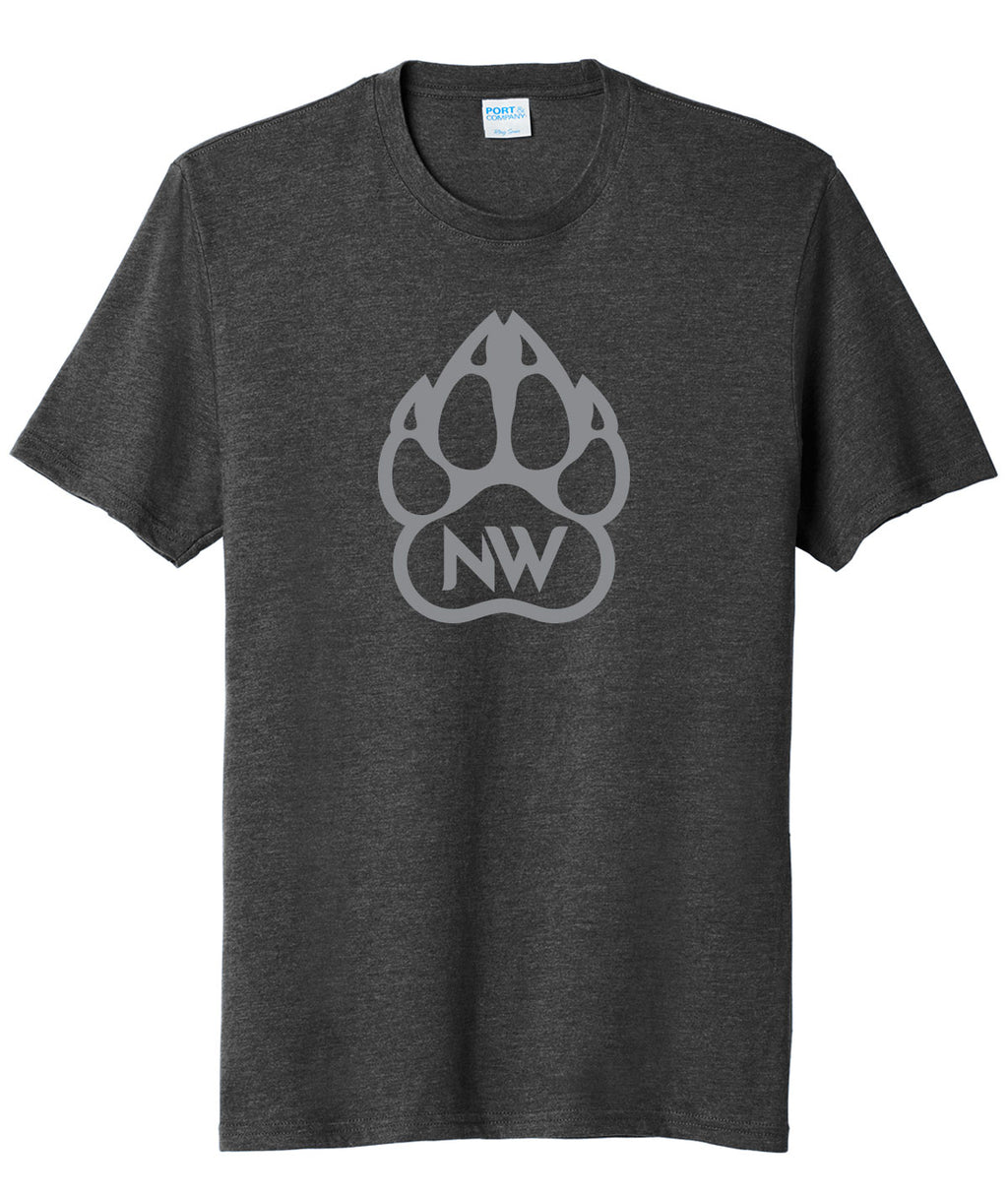 Northwest Paw Print Tri-Blend Tee – Northwest Letterman Locker